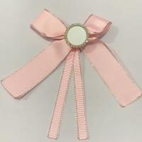 China Blank Sublimation Bow Hair Clip Promotional Hair Accessory for sale