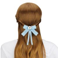 China Blank Sublimation Bow Hair Clip Promotional Hair Accessory for sale