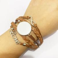 China DIY Sublimation Gifts Customized Sublimation Blanks Love Bracelet for sale