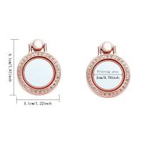 China Personalized 360 Degree Rotating Zinc Alloy Sublimation Blank Phone Ring Holders Custom Phone Finger Holder for sale