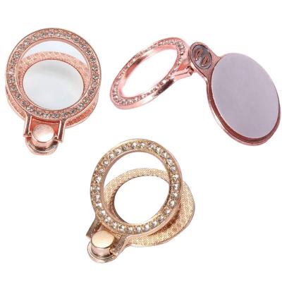 China Personalized 360 Degree Rotating Zinc Alloy Sublimation Blank Phone Ring Holders Custom Phone Finger Holder for sale