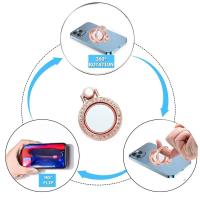 China Personalized 360 Degree Rotating Zinc Alloy Sublimation Blank Phone Ring Holders Custom Phone Finger Holder for sale