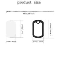 China Customized Stainless Steel Blank Dog Tag Pendant Metal Sublimation Necklace For Diy photo printing for sale
