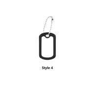 China Personalized Blank Stainless Steel ID Metal Dog Tags Name Tag Sublimation Dog Tag Blanks for sale