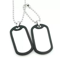 China Personalized Blank Stainless Steel ID Metal Dog Tags Name Tag Sublimation Dog Tag Blanks for sale
