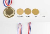 China Sublimation Medal Blanks Custom Medals For Awards Sports Marathon Medal Gold Silver Bronze Colors for sale
