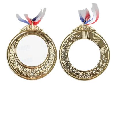 China Sublimation Medal Blanks Custom Medals For Awards Sports Marathon Medal Gold Silver Bronze Colors for sale