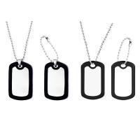 China Personalized Blank Stainless Steel ID Metal Dog Tags Name Tag Sublimation Dog Tag Blanks for sale