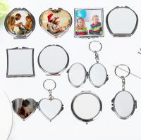 China Custom Pocket Compact Makeup Sublimation Mirror Small Foldable Portable Double Sided Promotional Cosmetic Mirror for sale