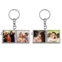 China Blank Sublimation Keychain Mirror Photo Pocket Compact Mirror for sale
