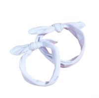 China Custom Soft White Sublimation Infant Headbands Hair Bows Fashion Women Headbands for sale