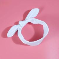 China Custom Soft White Sublimation Infant Headbands Hair Bows Fashion Women Headbands for sale