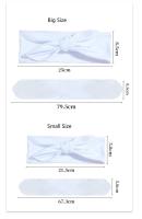 China Custom Soft White Sublimation Infant Headbands Hair Bows Fashion Women Headbands for sale
