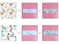 China Custom Soft White Sublimation Infant Headbands Hair Bows Fashion Women Headbands for sale