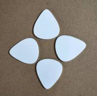 China Custom Guitar Picks Metal Sublimation Musical Instrument Picks Guzheng Picks DIY Gift for sale
