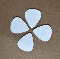 China Custom Guitar Picks Metal Sublimation Musical Instrument Picks Guzheng Picks DIY Gift for sale