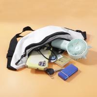 China Canvas Polyester Blank Sublimation Waist Bag Chest Bag Crossbody Bag Pack for sale