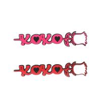 China Sublimation Blank Acrylic Rose Photo Ornaments Bookmarks Valentine'S Gift for sale