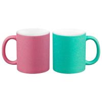 China Multiple Color Sublimation Ceramic 11 Oz Coffee Cups Oil Painting Textured Mug Printable Milk Mug for sale