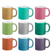 China Multiple Color Sublimation Ceramic 11 Oz Coffee Cups Oil Painting Textured Mug Printable Milk Mug for sale