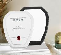 China Personalized Logo Sublimation Memorial Souvenir Wooden Honor Medal Blank Trophy Shields And Awards Plaque for sale