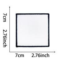 China Custom Sublimated Patches Hat Patches Blank Patches For Heat Press for sale