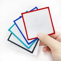 China Custom Sublimated Patches Hat Patches Blank Patches For Heat Press for sale