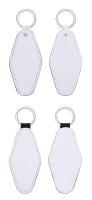 China Double Sided Printing Diamond Shape Sublimation Leather Keychain Blanks Personalised Leather Keyring for sale