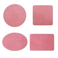China Sublimation PU Leather Hat Patch Heat Transfer Logo Patch For Clothing Brand Accessories In Various Shapes for sale