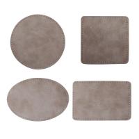 China Sublimation PU Leather Hat Patch Heat Transfer Logo Patch For Clothing Brand Accessories In Various Shapes for sale