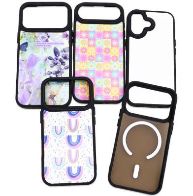 China 2D TPU Sublimation Iphone Magnetic Case With Printable PET Sheet For Iphone 17 Pro Max Air Custom Magsafe Phone Cover for sale