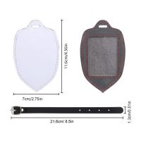 China Sublimation Leather Luggage Tags Diy Custom Blank Luggage Label Tag For Travel Documents for sale