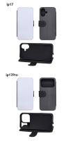 China Sublimation Flip Phone Case For Iphone 17 Series Personalized Leather Phone Case for sale