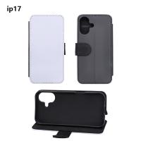 China Sublimation Flip Phone Case For Iphone 17 Series Personalized Leather Phone Case for sale