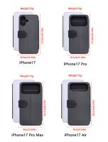 China Sublimation Flip Phone Case For Iphone 17 Series Personalized Leather Phone Case for sale