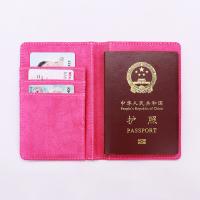 China Leather Sublimation Blank Passport Cover Custom Logo Protective Card Holder for sale