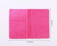 China Leather Sublimation Blank Passport Cover Custom Logo Protective Card Holder for sale