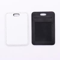 China PU Leather Sublimation Luggage Tag Blanks Custom Bag Tags for sale