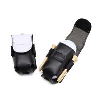 China Personalized PU Leather Golf Balls Tees Holder Sublimation Blank Golf Ball Pouch Waist Bag Storage Case for sale