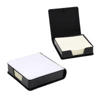 China Custom Printing Student Stationery Sticky Notes Set Sublimation Pu Leather Sticky Note Box for sale