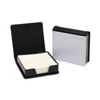 China Custom Printing Student Stationery Sticky Notes Set Sublimation Pu Leather Sticky Note Box for sale