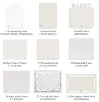 China Blank Sublimation MDF Photo Frame Creative Zodiac Series Trendy Novelty Shapes Fashion Personalized Picture Frame for sale