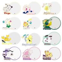 China Blank Sublimation MDF Photo Frame Creative Zodiac Series Trendy Novelty Shapes Fashion Personalized Picture Frame for sale