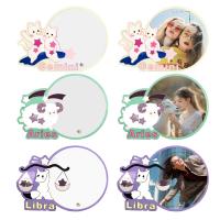 China Blank Sublimation MDF Photo Frame Creative Zodiac Series Trendy Novelty Shapes Fashion Personalized Picture Frame for sale