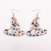 China Double-Sided Blank Leather Sublimated Earrings PU Material Earring Pendants DIY Jewelry for sale