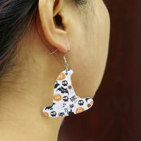 China Double-Sided Blank Leather Sublimated Earrings PU Material Earring Pendants DIY Jewelry for sale