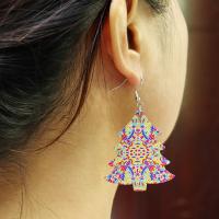 China Double-Sided Blank Leather Sublimated Earrings PU Material Earring Pendants DIY Jewelry for sale