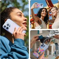 China Custom Logo Photo Pu Leather Magnetic Sublimation Phone Card Holder PU Card Case Blank Adhesive Card Sticker For Mobile Phones for sale