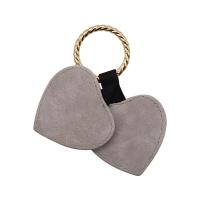 China Heart Shape Sublimation Magnetic Hat Clip Leather Keychain Money Clip Holder Wallet Magnet Keyring Key Holder Book Mark for sale