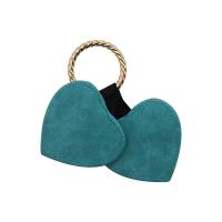 China Heart Shape Sublimation Magnetic Hat Clip Leather Keychain Money Clip Holder Wallet Magnet Keyring Key Holder Book Mark for sale